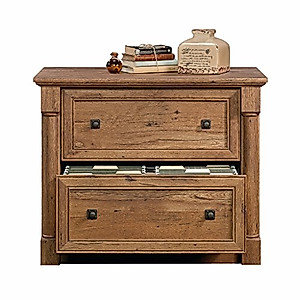 Sauder Palladia File Cabinet, Vintage Oak finish