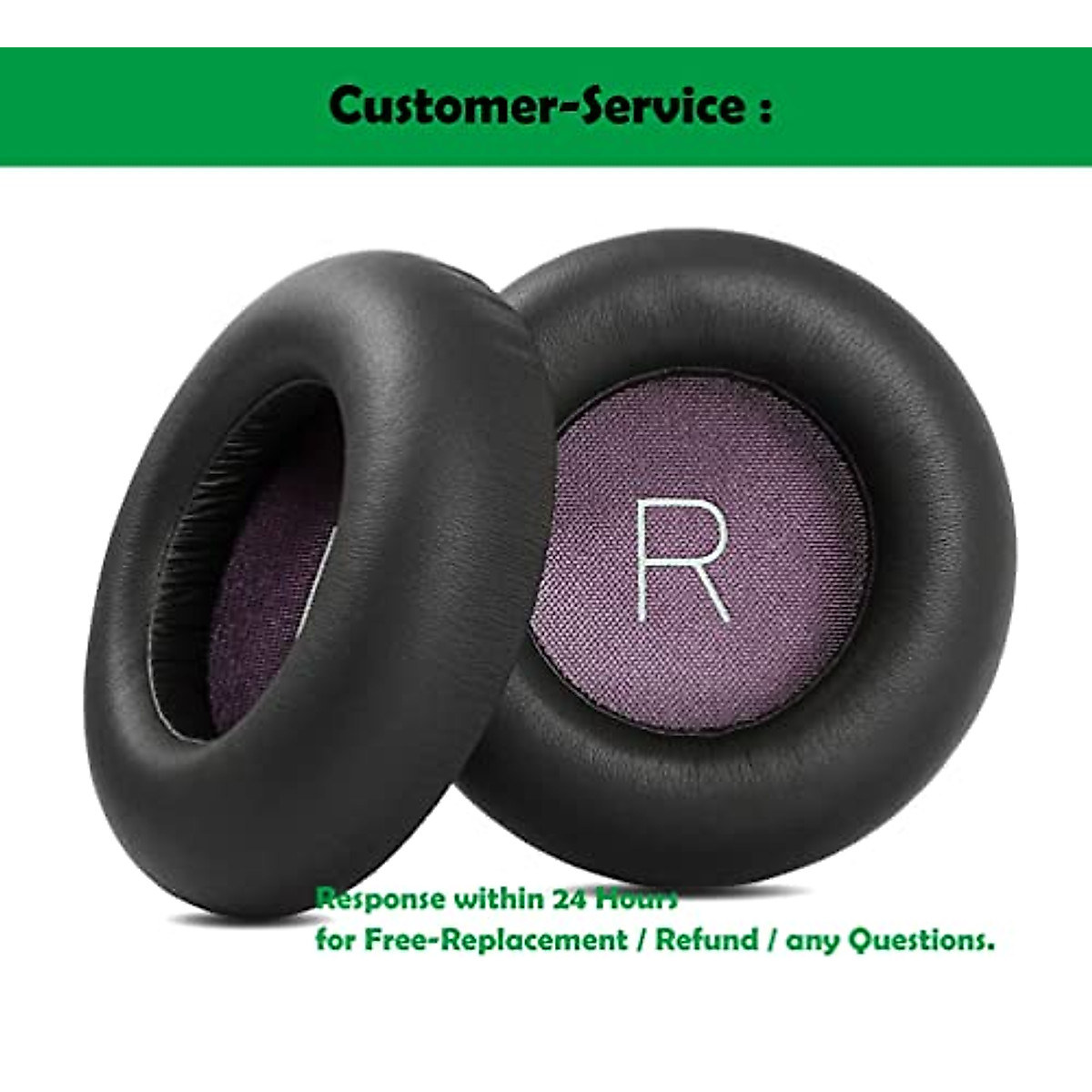 DowiTech Professional Headphone Replacement Ear Pads Cushions Headset Earpads Compatible with Plantronics Backbeat Pro Wireless Noise Cancelling Headset Headphone