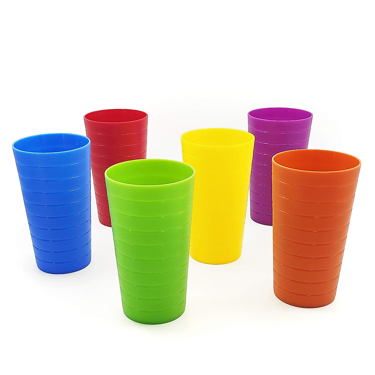 Plastic Dinnerware set, Unbreakable and Reusable Plastic Plate, Bowl and Tumbler | set of 18 Multicolor