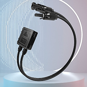 PNGKNYOCN Solar Junction Box PV Connector，IP67 Waterproof Solar Junction Box with 11AWG 50cm Solar Cable Connector for 250w to 300w 20A Solar Panel