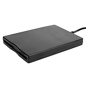 Floppy Disk Reader, Portable USB Floppy Drive 3.5 inch Ultra-Thin Card Reader, 12 Mbps 250 Kbits(720KB), USB External Floppy Drive Disk for Windows 10/7 / Vista/Windows 8 / XP/SE / 98