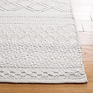 Safavieh Natura Collection 8' x 10' Ivory NAT934A Handmade Moroccan Farmhouse Boho Area Rug