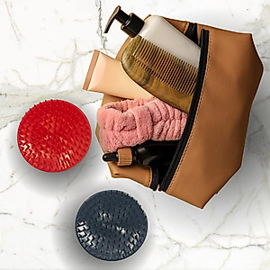 G.B.S Hair Brush Massager Shampoo Hair Scalp Soft Dandruff Cleaning Shower Massager 4 Pack for Men Women Kids The Best Invigorating Head Scrubber! Christmas Day Gift Birthday Gift Father's Day