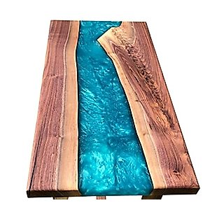Epoxy Table, Epoxy Resin River Table, Live Edge Wooden Table, Natural Wood,Dining table, Natural Epoxy Table, Resin Table