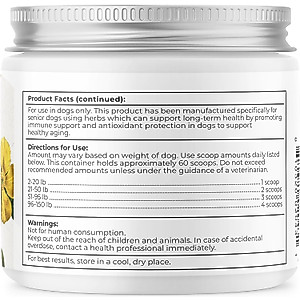 Dr. Harvey's Golden Years Geriatric Herbal Supplement for Senior Dogs, 7 Oz