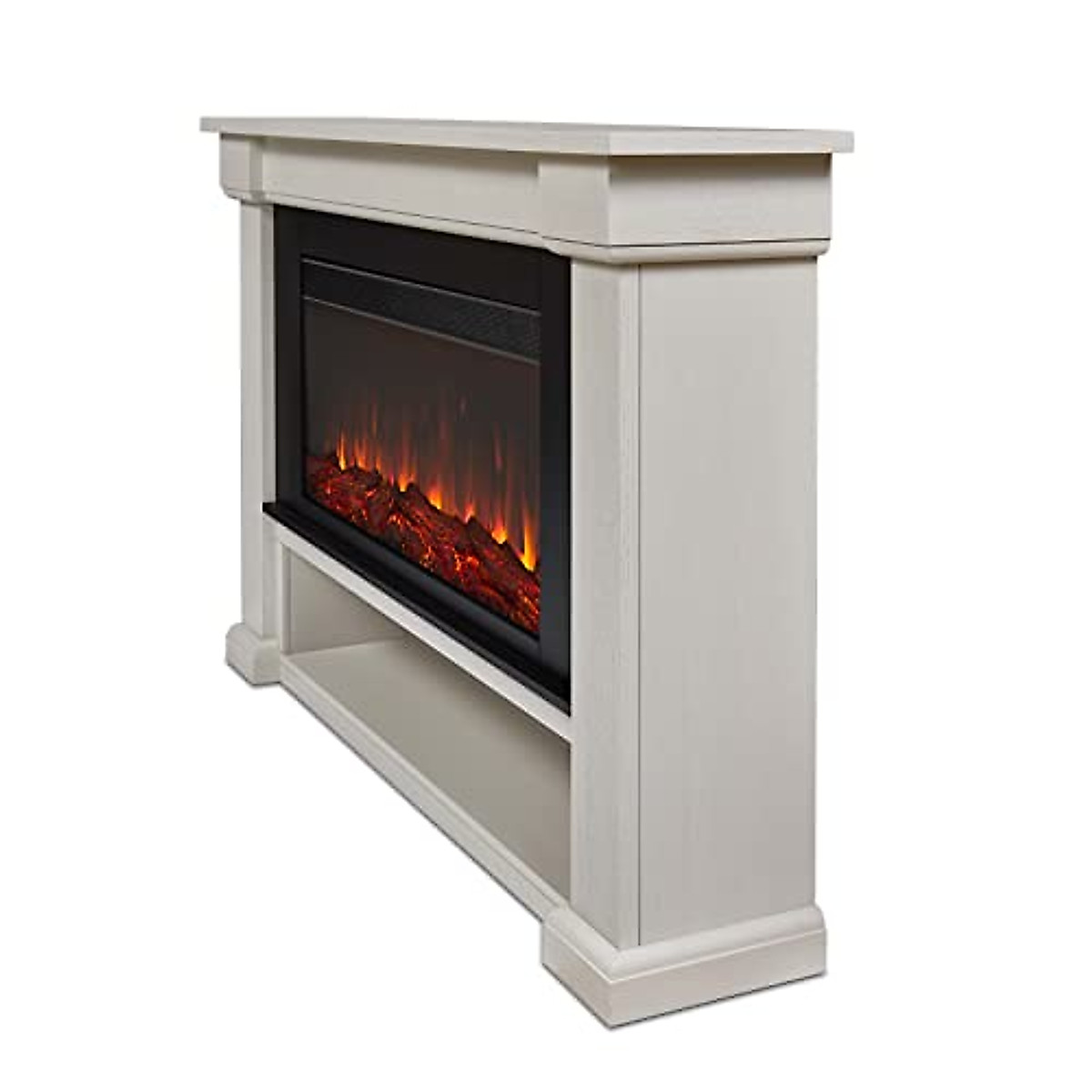 Real Flame Bristow Landscape Electric Fireplace, Bone White