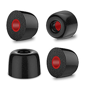 12 Pieces Replacement Ear Tips for Powerbeats 2 Link Dream Premium Memory Foam Earbuds Tips Updated Dustproof Durable Noise Reducing Eartips for Most 5-6.3mm in-Ear Earphone (Medium