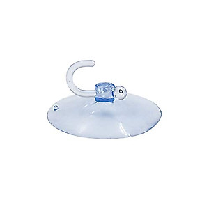 PULABO DurableNo Trace Sucker with Hook Sucker Reusable Plastic Vacuum Hooks for Kitchen Cabinet Windows Use 1PCS Transparent