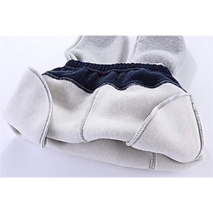 Mud Kingdom Baby Boys Joggers Winter Cute Bear Fleece 18-24 Months Gray