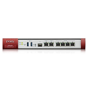 Zyxel ZyWALL 2.0 Gbps, up to 100 users VPN Firewall/SD-WAN, a 1-year SD-WAN license pack included [VPN100]