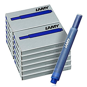 LAMY T10 Ink Cartridges Blue Pack of 10
