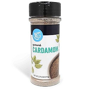 Amazon Brand - Happy Belly Cardamom, Ground, 2.75 ounce (Pack of 1)