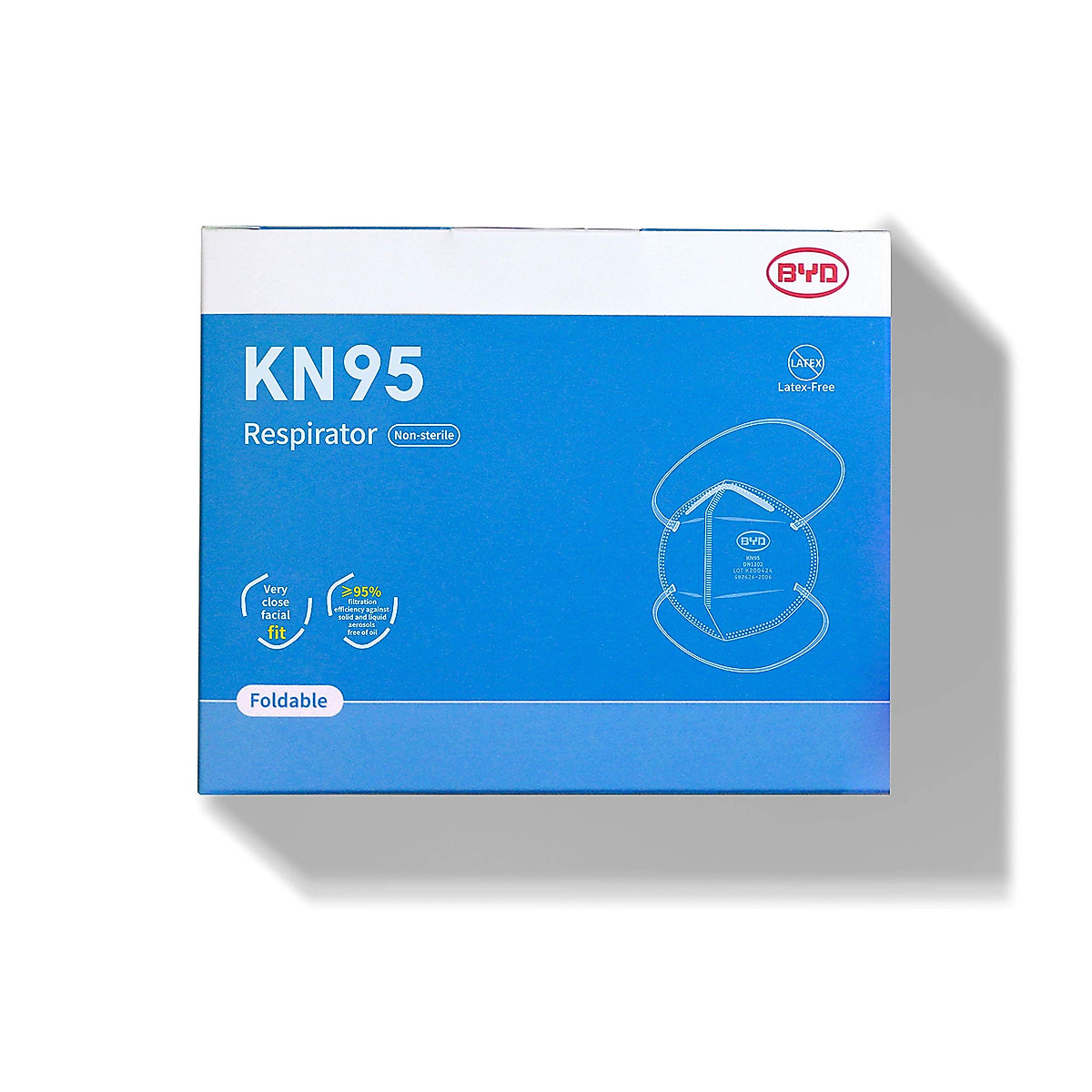 BYD CARE KN95 Masks - Comfortable & Breathable Protection