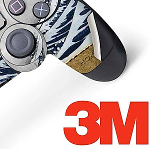 Skinit Decal Gaming Skin Compatible with PS4 Controller - Officially Licensed The Great Wave Off Kanagawa by Hokusai Design