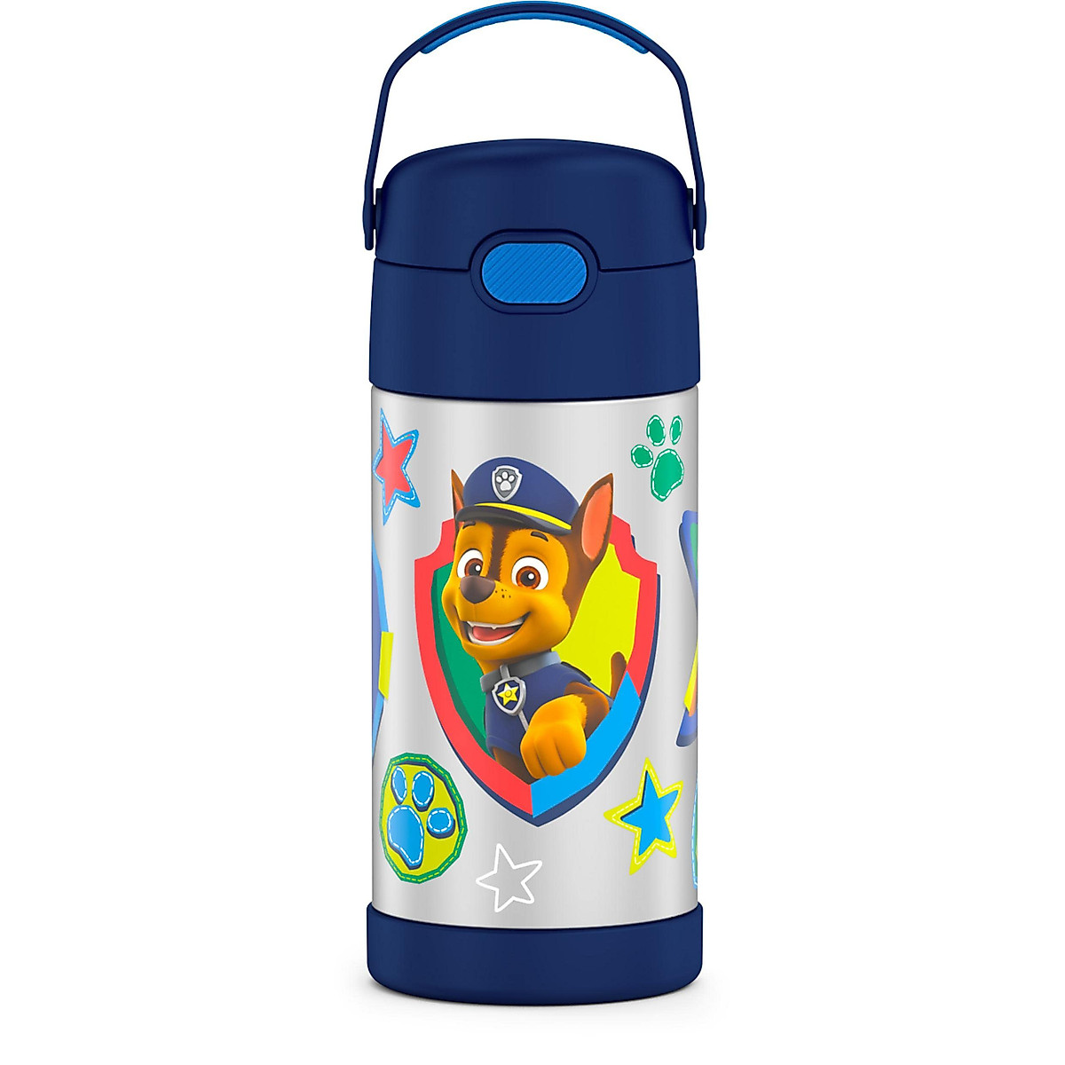 THERMOS FUNTAINER Paw Patrol Kids Straw Bottle and Food Jar Bundle (12oz + 10oz)