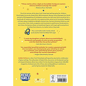 Good Night Stories for Rebel Girls: 100 Immigrant Women Who Changed the World