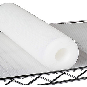 PABUSIOR Thicken Wire Shelf Liner - Transparent Pantry Shelf Liners, Heavy Duty Shelves Liners 11.5 Inch x 157 Inch, Easy to Cut Kitchens Drawer Liner