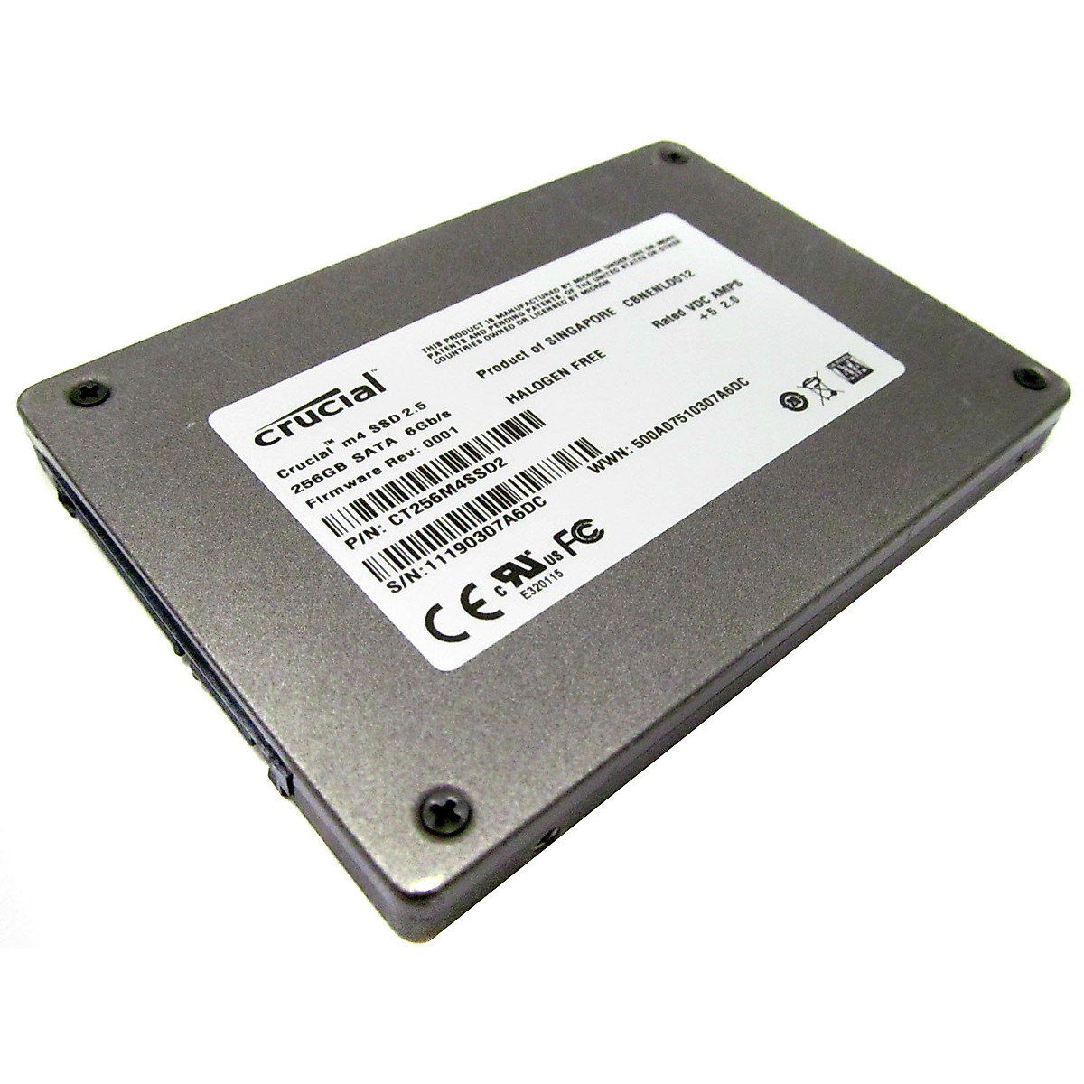 256GB m4 SSD 2.5" SATA (CT256M4SSD2) -