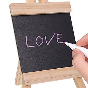 MAGICLULU Kitchen Chalkboard Coffee Shop Decor Wooden Blackboard Reusable Chalkboard Mini Chalkboard Signs for Home Decor Dessert Table Sign Chalk Board Signs Desktop The Sign Ornaments