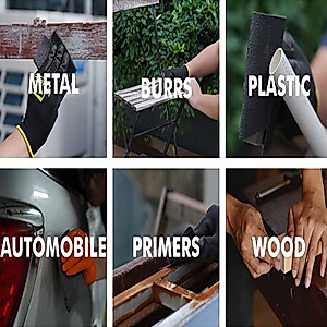 High Precision Polishing Sanding Wet/dry Abrasive Sandpaper 5 Sheets -Grit 4000