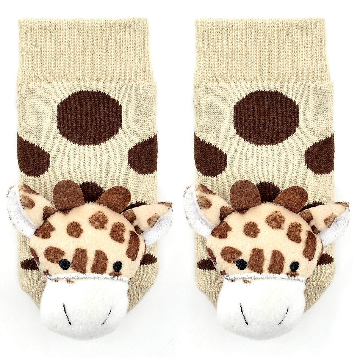 Piero Liventi Giraffe Boogie Toes Rattle Sock, 1-Pair (1-2Y)