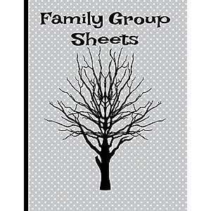 Family Group Sheets: Fillable Genealogy Family and Ancestor Record Log