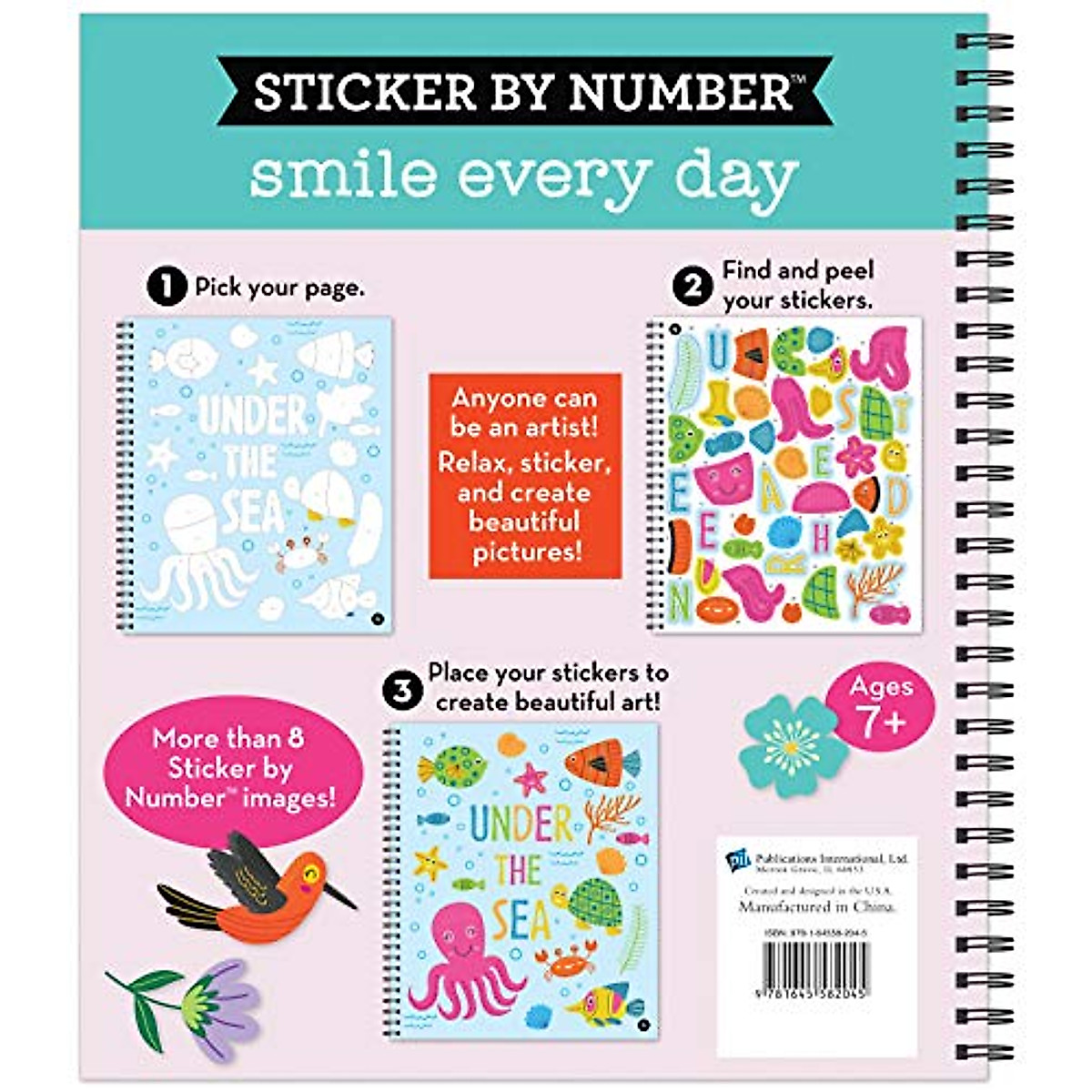Brain Games - Sticker by Number: Smile Every Day