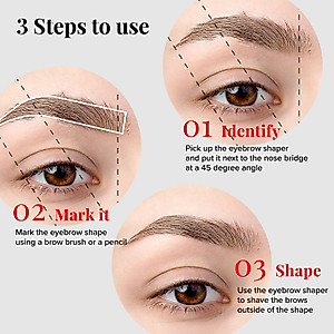 Kiss New York Eyebrow Razor Trimmer Facial Hair Shaper Remover, Multipurpose Exfoliating Dermaplaning Dermaplane Shaving Tools for Men & Women 9 Count