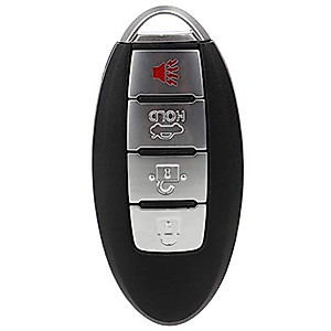 cciyu 1pc Uncut 4 Buttons Keyless Entry Remote Fob Replacement for 2013 2014 2015 2016 for Nissan Sentra Series with OE ADP12548401S CWTWB1U815