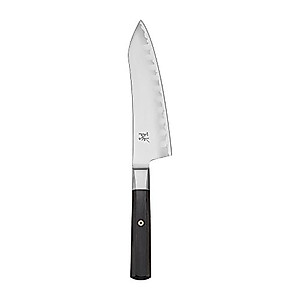 Miyabi Koh Rocking Santoku Knife, Black/Stainless Steel, 7"