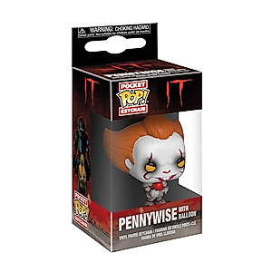 Funko Pop Keychain: Horror It - Pennywise with Balloon Collectible Figure, Multicolor