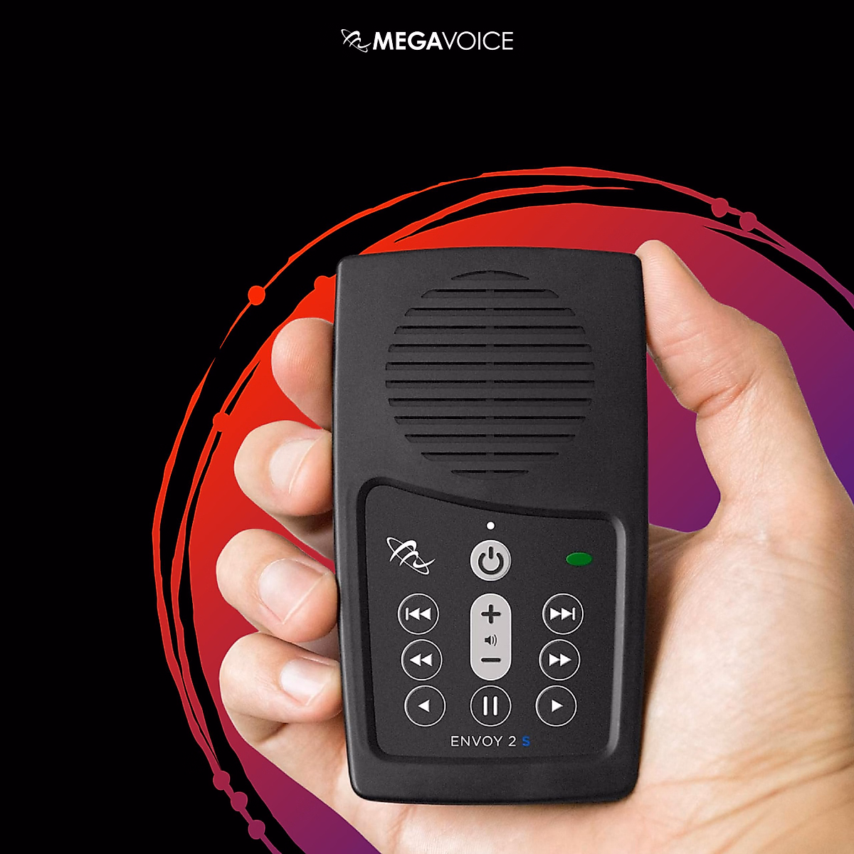 King James Version (KJV) Audio Bible Narrated by Paul MIMS on The Envoy 2S Handheld Solar Player by MegaVoice