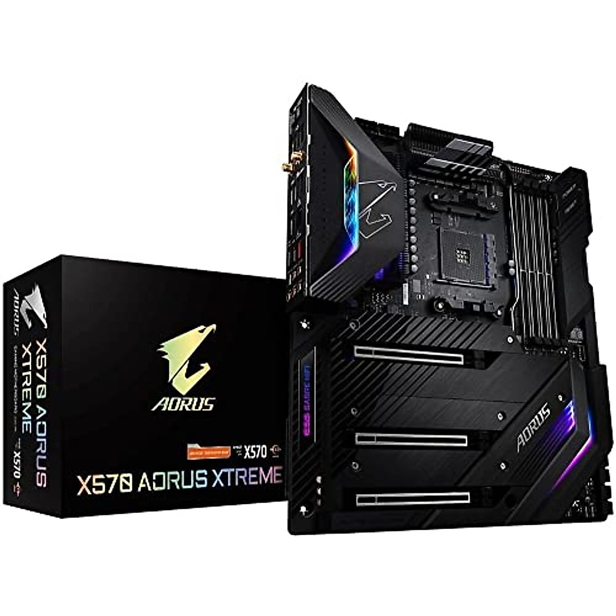 GIGABYTE X570 AORUS Xtreme (AMD Ryzen 5000/X570/E-ATX/PCIe4.0/DDR4/Aqantia 10GbE LAN/RGB Fusion 2.0/Fins-Array Heatsink/3xM.2 Thermal Guard/USB3.1/Gaming Motherboard)