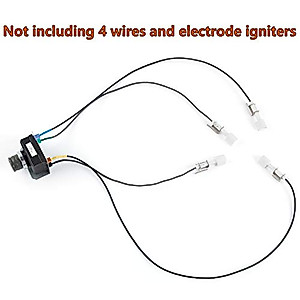 DELSbbq Electronic Igniter Kit 4 Outlets Spark Generator Fits for Weber Grills: Genesis E-310 2011-2013, 6512001, 6519009, 7629