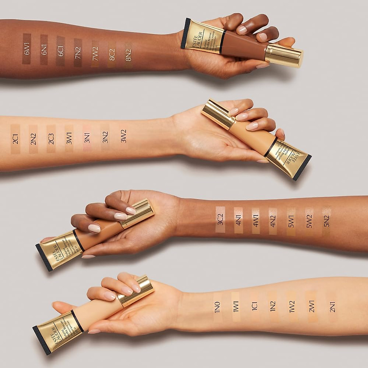 Estée Lauder Futurist Hydra Rescue Moisturizing Foundation SPF 45 for a 12-Hour Glow, 1.2 Fl Oz, 4W1 Honey Bronze