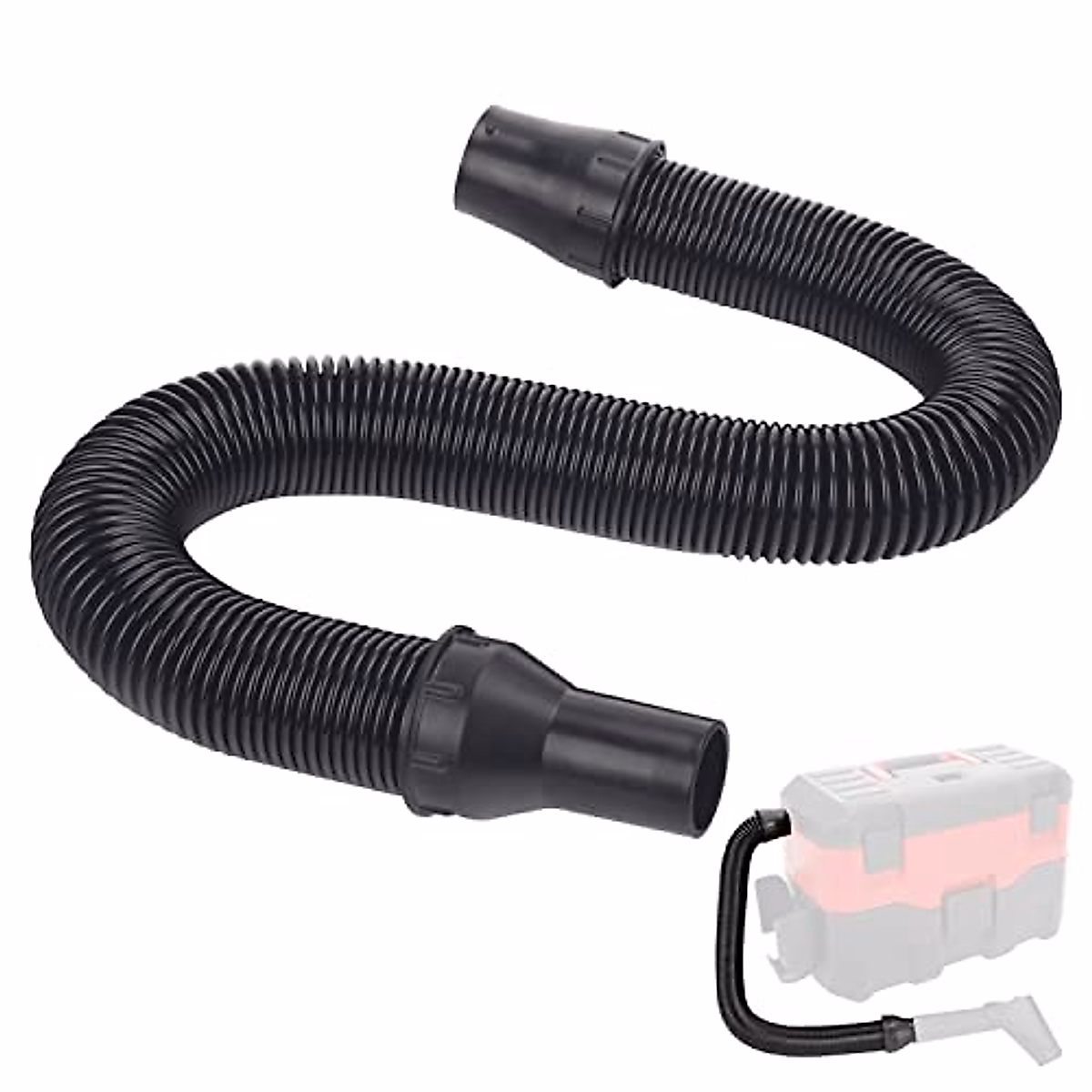 MWEDP 14-37-0160 Vac Hose Replace older 0880-20 Compatible with Milwaukee 0880-20 18V Wet/Dry Vaccum Cleaner (Note: Outside storage)