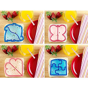 Fashionclubs Kids Sandwich And Bread Press Cutter Maker Mould (dinosaur)