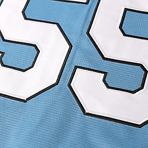 MESOSPERO Mens 55 Kenny Powers Shirt Eastbound and Down Movie Baseball Jersey Stitched (55 Blue, Medium)