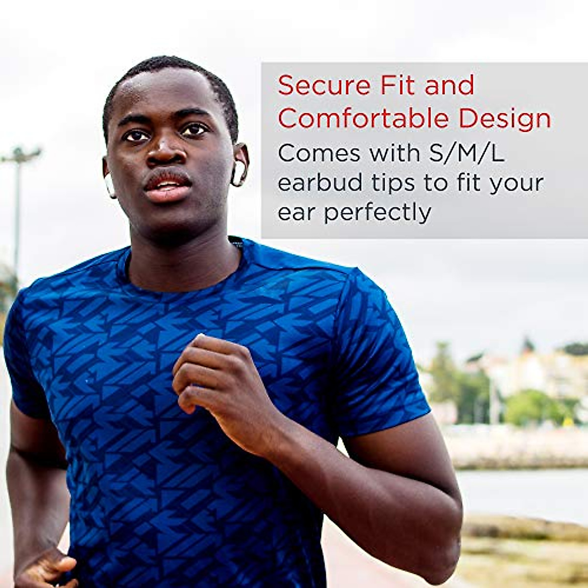 Motorola VerveBuds 500 True Wireless in-Ear Headphones - Cordless Earbuds with Microphone - Use as a Mono Bluetooth 5.0 Headset - Stereo Sound, Dual Mic, 9 Hours Playtime - Voice Assistant Compatible