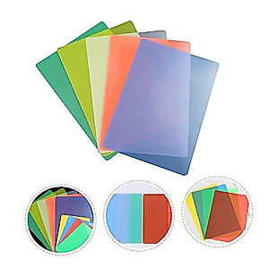 Ciieeo 15pcs A4 Writing Pad Desk Accessories Clear Office Desk Accessories Desk Mat for Desktop Writing Desk Pad Writing Base Writing Mat Pp Exam Board Sketch Board Carbon