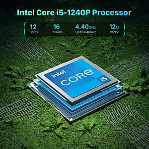 Intel NUC 12 Pro Business Mini Desktop, Intel Core i5-1240P (12C/16T, Up to 4.4GHz) Mini Pc, 16GB DDR4 RAM 512GB PCIe 4.0 NVMe SSD, 8K/HDR/WiFi 6E/BT5.3/7x24 Hours Quiet Operation/Windows 11 Pro
