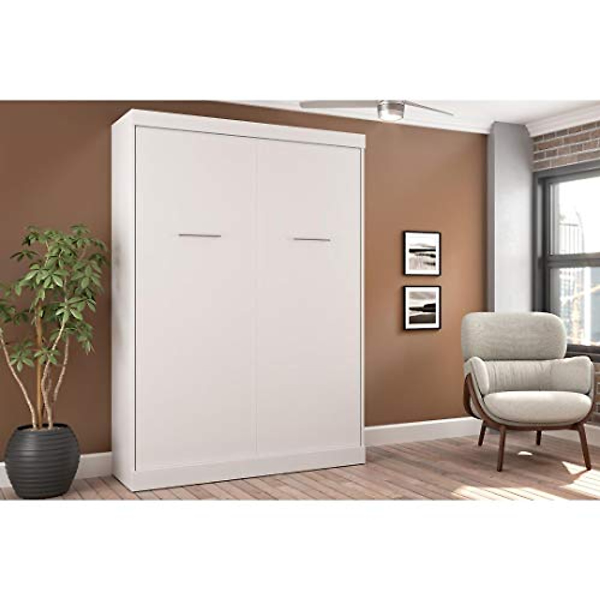 BESTAR Nebula Full Wall Bed, White