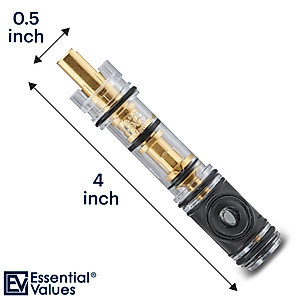 1225 Replacement Cartridge for Moen – Aftermarket Replacement Compatible with One Handle Kitchen and Bathroom Sink Faucets, Slick Polished Finish | Made from the Markets Finest Metal