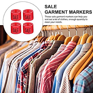Baluue Clothes Hanger Sale Markers Tags: Garment Clothing Clothes Snap Labels Accessories 100Pcs