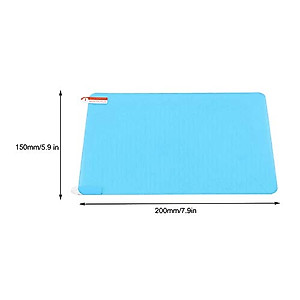 Car Rearview Mirror Film, 2pcs Rainproof Waterproof Mirror Film Anti Fog Protective Film Rain Shield Oval 5.9 x 7.9in Nano Car Film