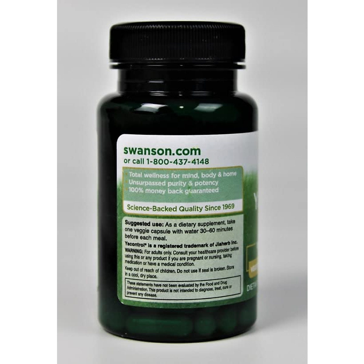 Swanson Yacontrol Yacon Root Extract 4:1 100 Milligrams 90 Veg Capsules (4 Pack)