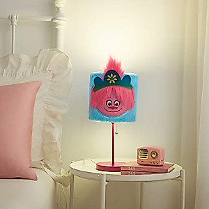 Idea Nuova Trolls Plush Shade Table Lamp, Multicolor