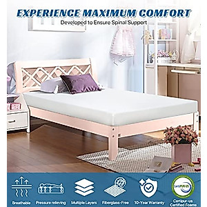 Dkeli Twin Mattress, 6 Inch Gel Memory Foam Mattress for Cool Sleep & Pressure Relief, Medium Firm Single Twin Mattress for Kids, Bed-in-a-Box, CertiPUR-US Certified