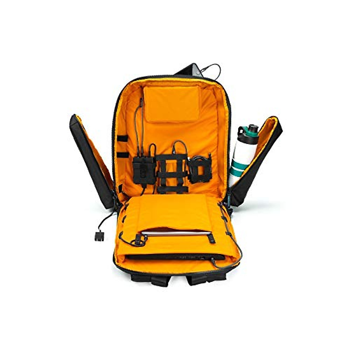 MOS BLACKPACK Grande, Durable Electronics Travel Backpack for 17"" Laptop, Tablet with Built in Cable Management (SW-44029)