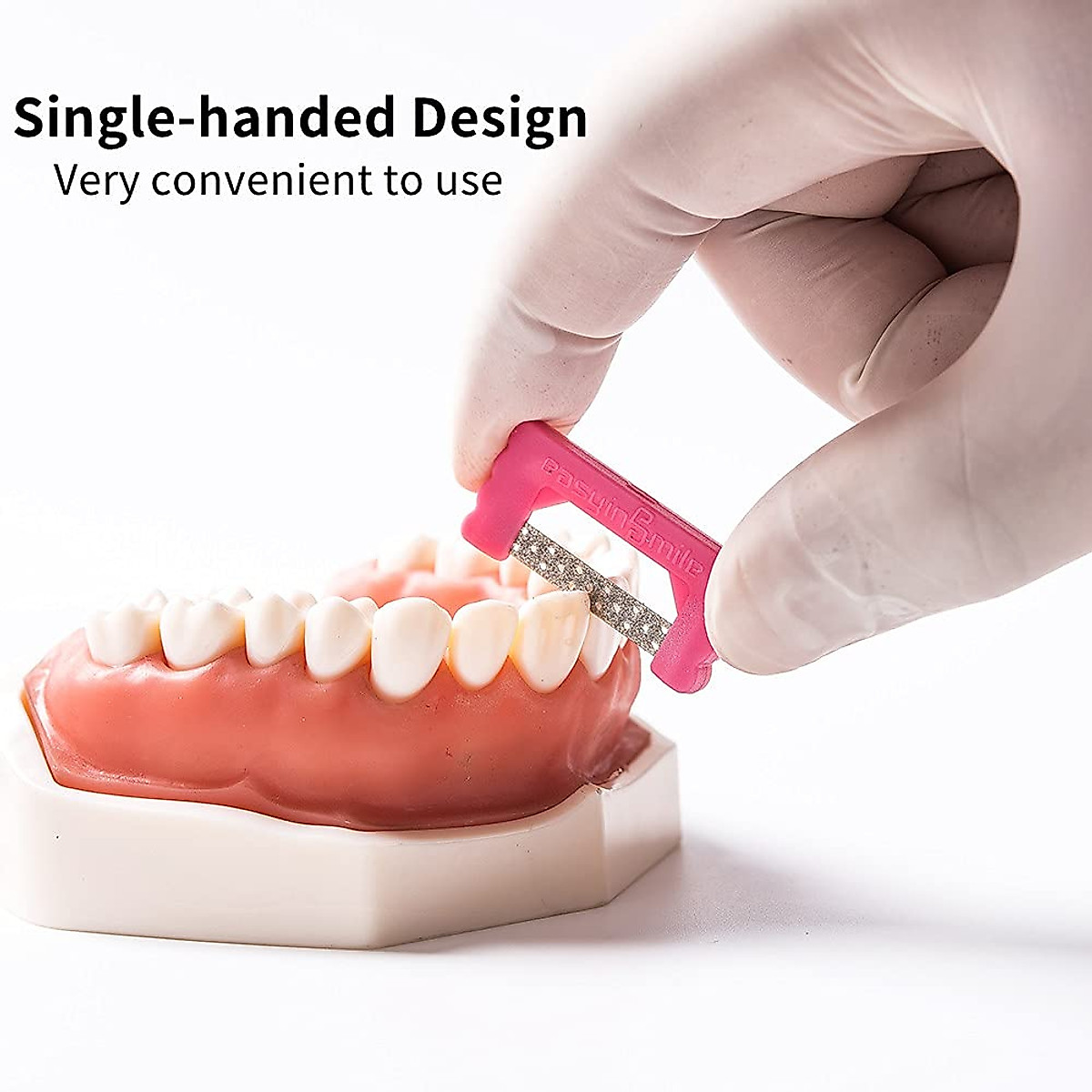 Easyinsmile Dental IPR Strip System 10PCS Orthodontic Interproximal Reduction Enamel Kits (B/Multi-Color)